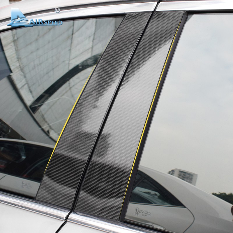 Carbon Fiber Window Pillar Trim for BMW E90 E60 E46 E70 E84 F30 F20 F10 ...