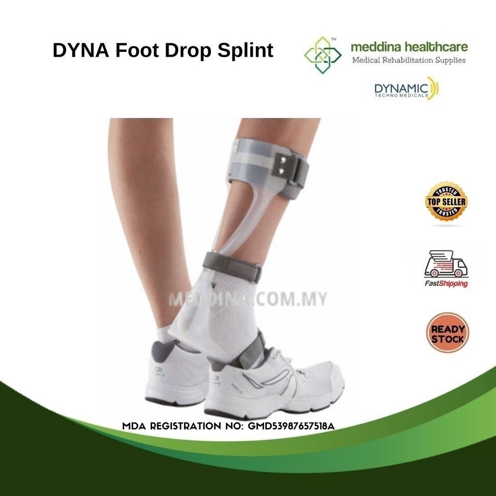 MEDDINA DYNA Foot Drop Splint (Right/Left) | Shopee Malaysia