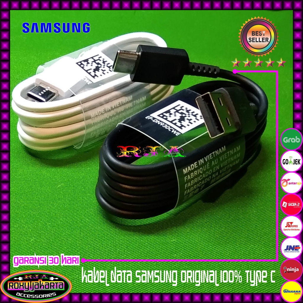 Data Cable Samsung Galaxy M13 Tab S6 Lite (2022) Type C 100% Original ...