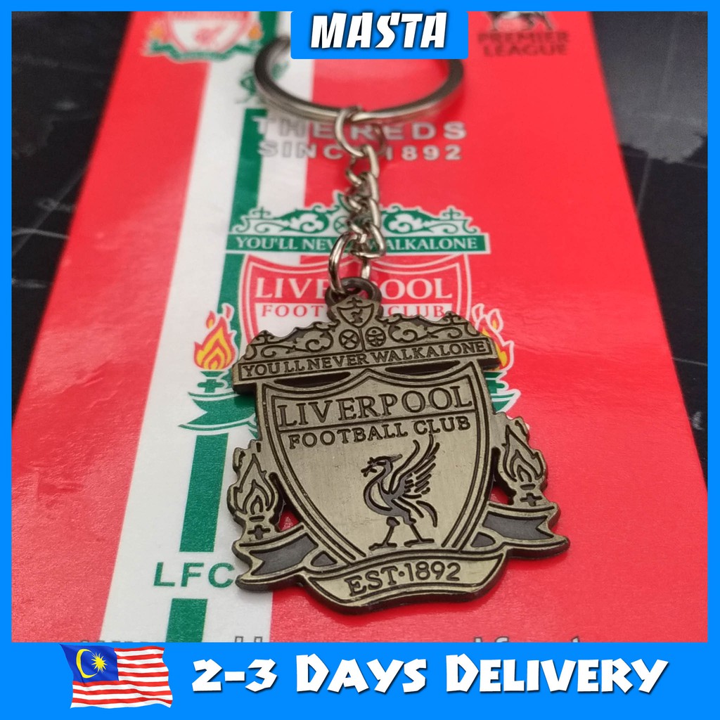 (3pcs-Rm25 shj) Keychain Bola Alloy Premium Liverpool Fc | keychain ...