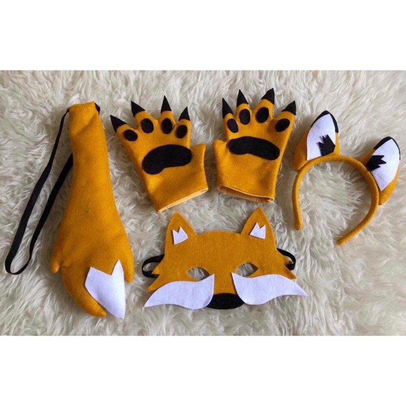 Wolf Mask Fox Mask Fox Costume Fox Headband Wolf Headband Fox Animal ...