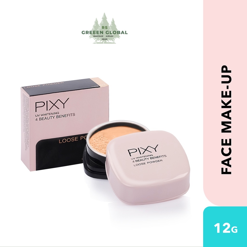 PIXY UV Whitening Loose Powder 12g (face makeup, face powder,loose ...