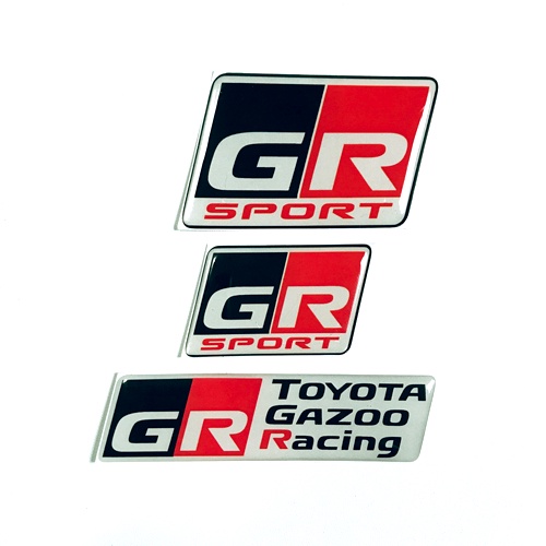 Toyota GAZOO RACING Resin 3d Embossed Car Sticker | Shopee Malaysia