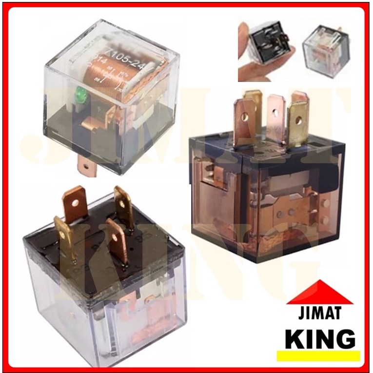 12V 80A 5 PIN Automotive Car Relay with LED (1PCS) | Shopee Malaysia