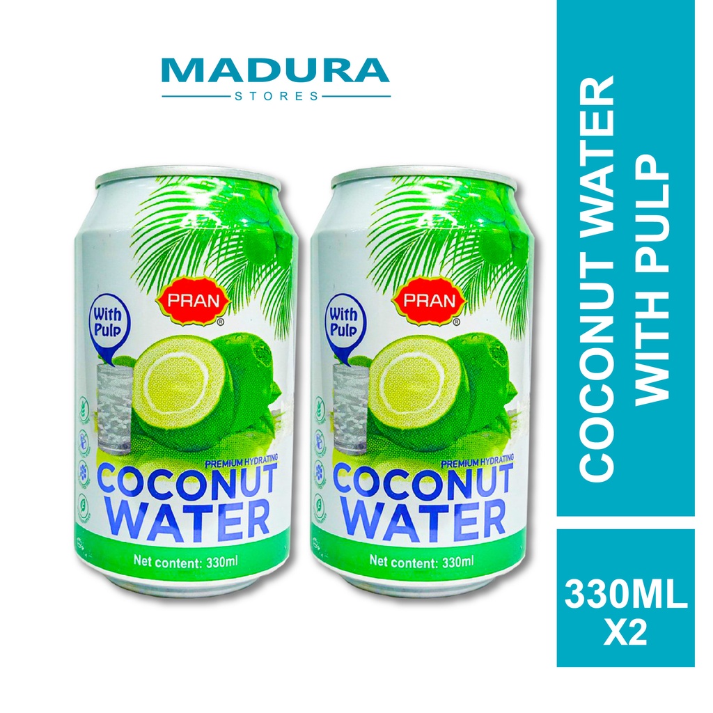 Pran Coconut Water with Pulp 330ml x 2 (Air Kelapa) | Shopee Malaysia