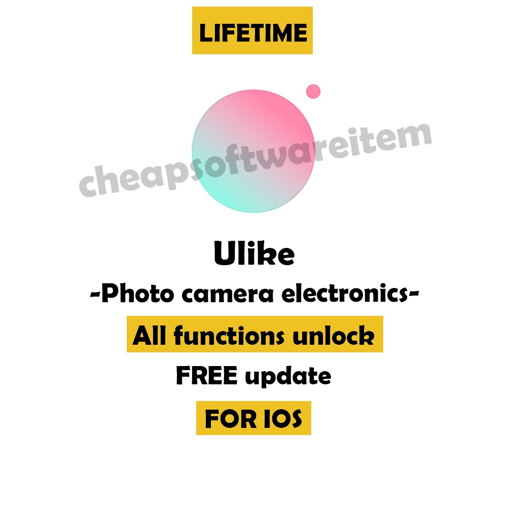 Ulike | Photo camera electronic vip photo app sticker tutorial full ...