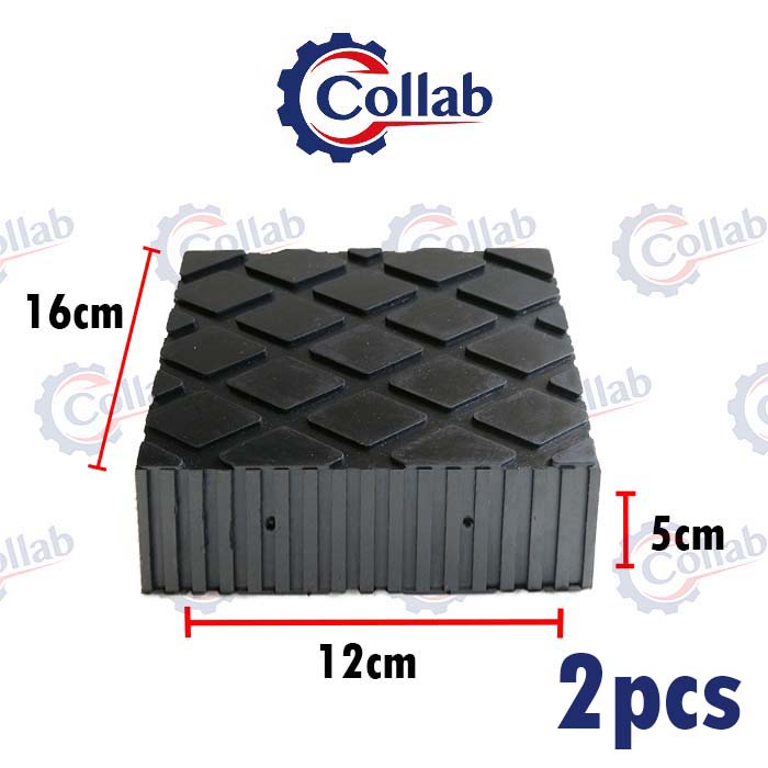 Collab Heavy Duty Car Scissor Lift Rubber Pad Car Jack Rubber Pad Foam ...