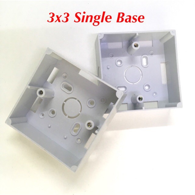 SWITCH SOCKET PVC BASE 3 X 3 | Shopee Malaysia