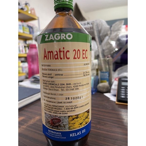 Zagro Amatic 20EC 1Liter Racun hama/Acaricide | Shopee Malaysia