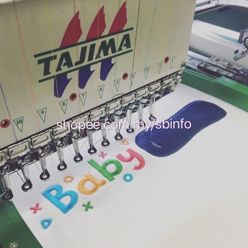 Embroidery Service Servis Sulaman Add Individual Name Sulam Logo ...