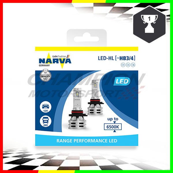 NARVA LED HB3/HB4 Headlight Range Performance 6500K(9005/9006) | Shopee ...
