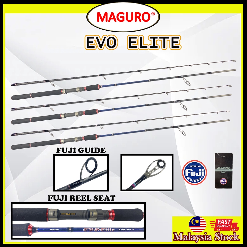MAGURO EVO ELITE SPINNING ROD | Shopee Malaysia