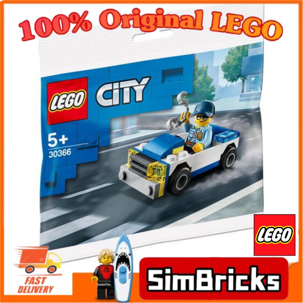 (SimBricks) LEGO City 30366 Police Car | Shopee Malaysia
