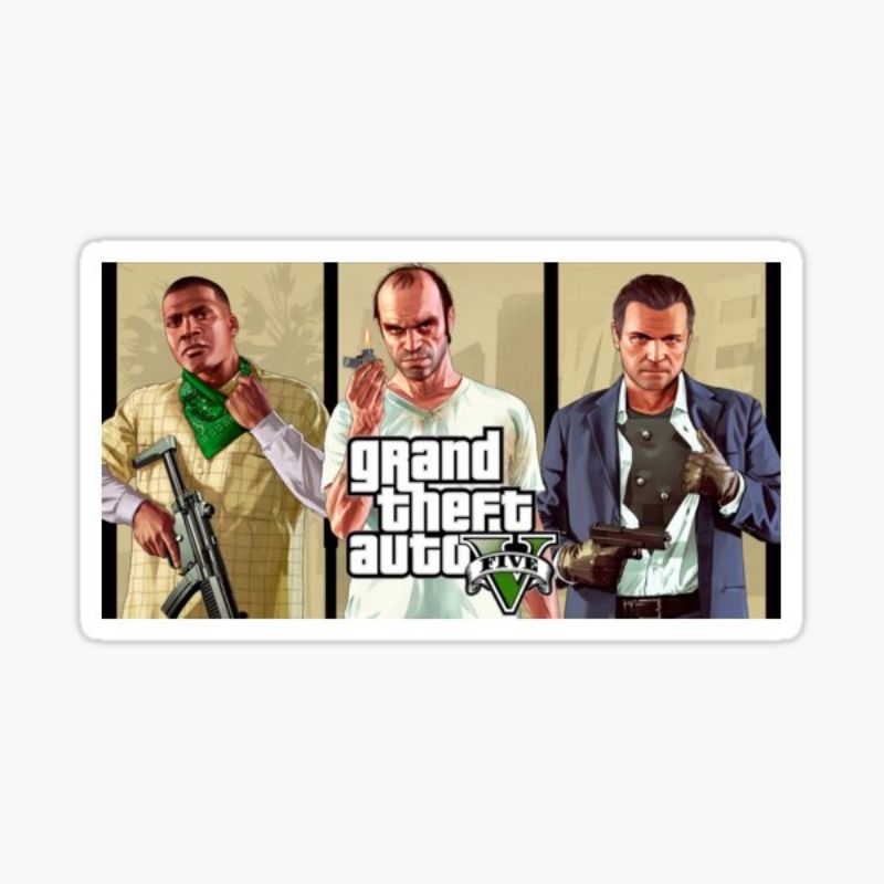 GRAND THEFT AUTO V STICKERS | Shopee Malaysia