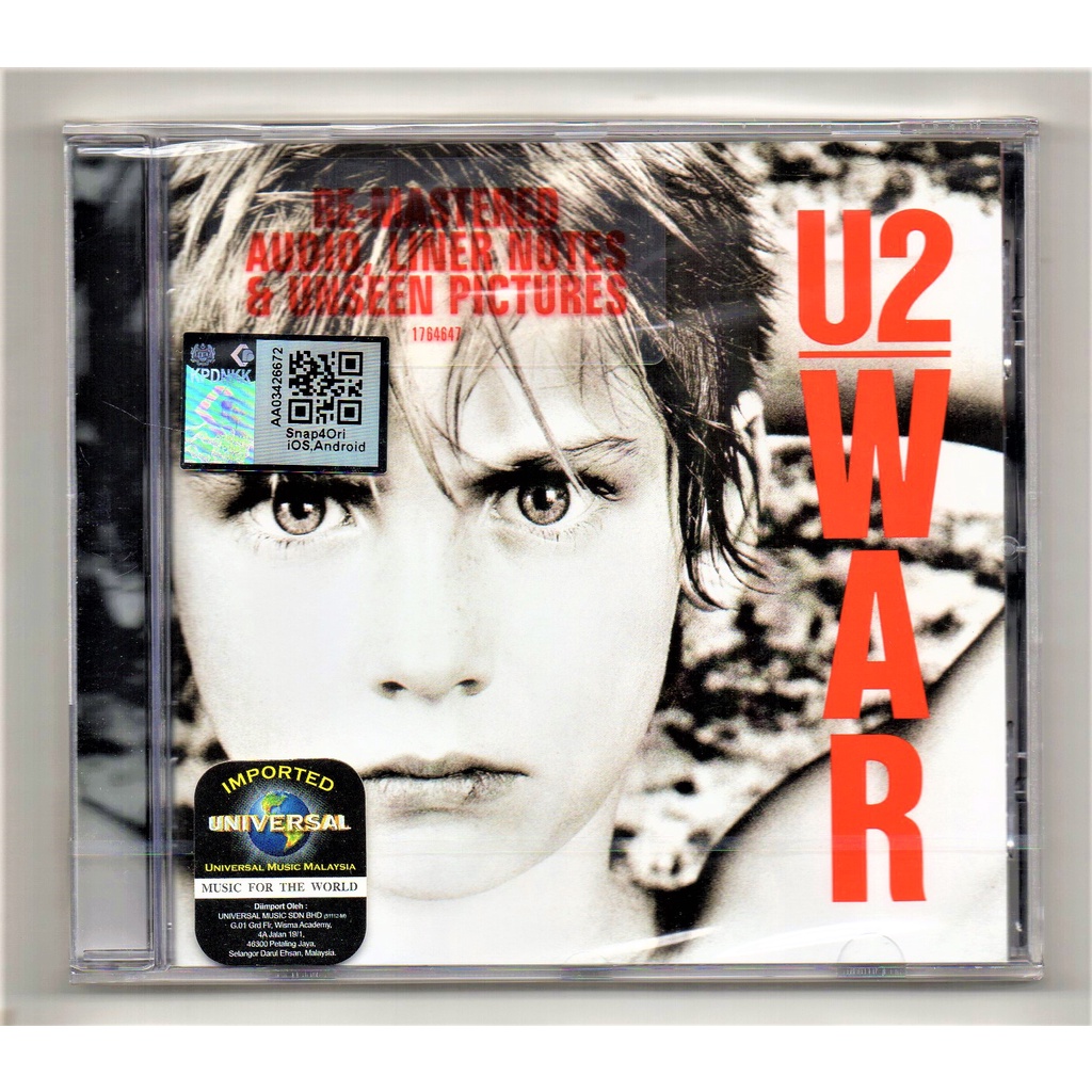 U2 - WAR ( Remastered Audio, Liner Notes & Unseen Pictures ) ( Imported ...
