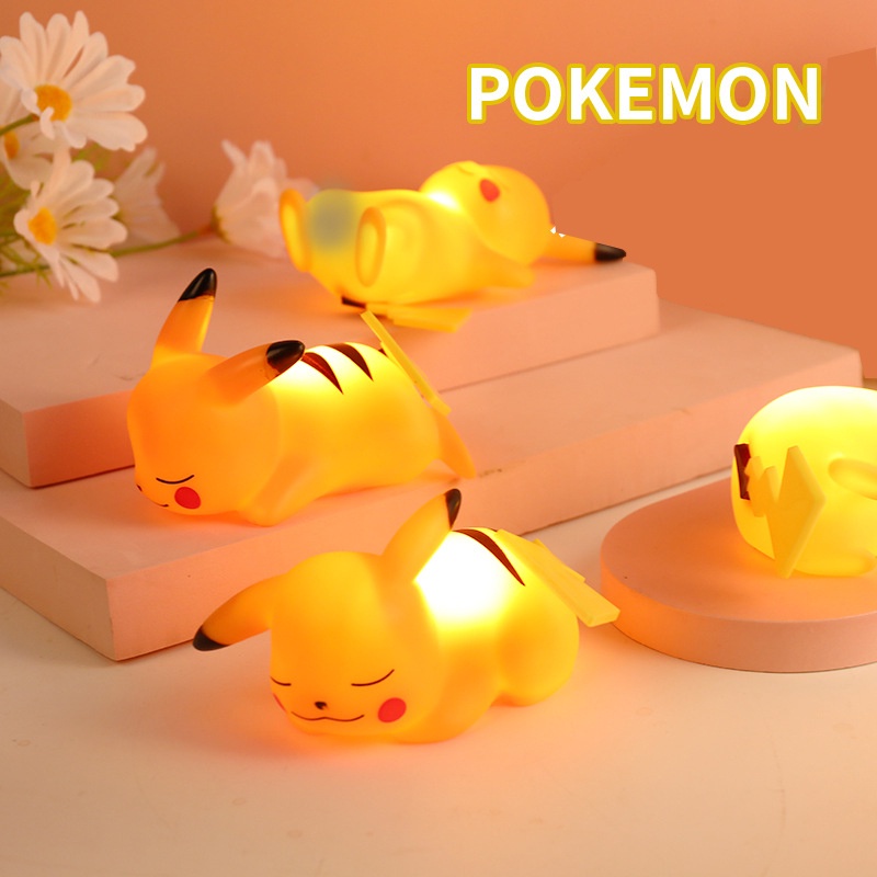 Pokemon Animation Cartoon Night Light Pikachu Figures Home Decor ...