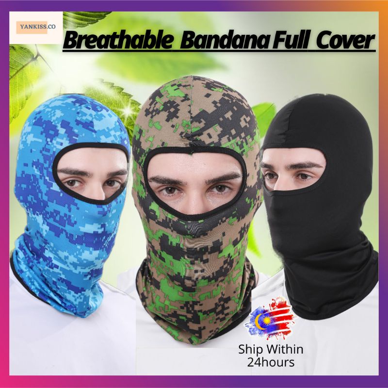 Anti Uv Dust Face Mask Cycling Balaclava Topeng Muka Sarung Muka Face ...