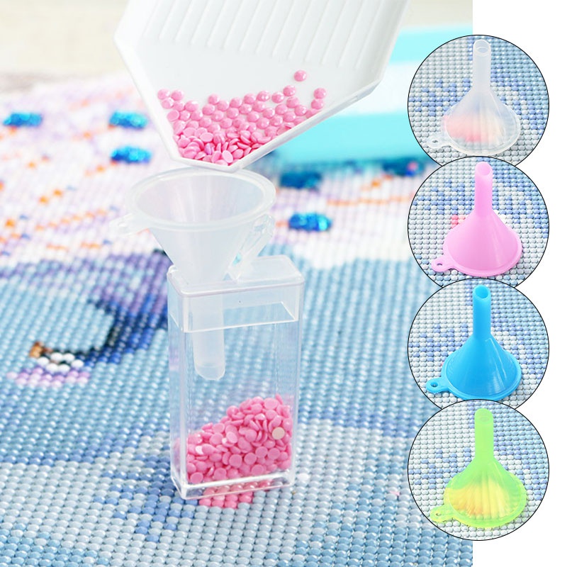 Diamond Painted Inverted Drill Funnel DIY Plastic Funnel Diamond ...