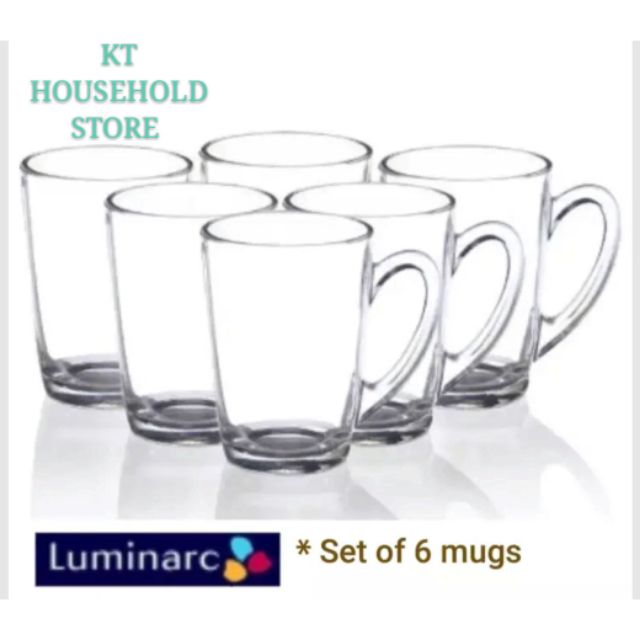 Luminarc-Tempered New Morning Mug set (Set of 6) | Shopee Malaysia