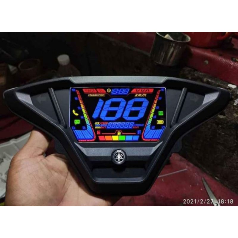Yamaha all new aerox connected 2021 speedometer Sticker aerox new 2021 ...