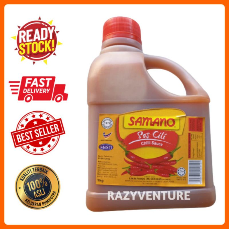 Sos Cili Samano 1kg (1 botol) | Shopee Malaysia