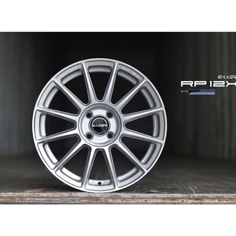 RP12X Raxer new rim 4x100 Made with Flow Forming Tech Size available: 4H100 16x7 +42 Johor baru ...