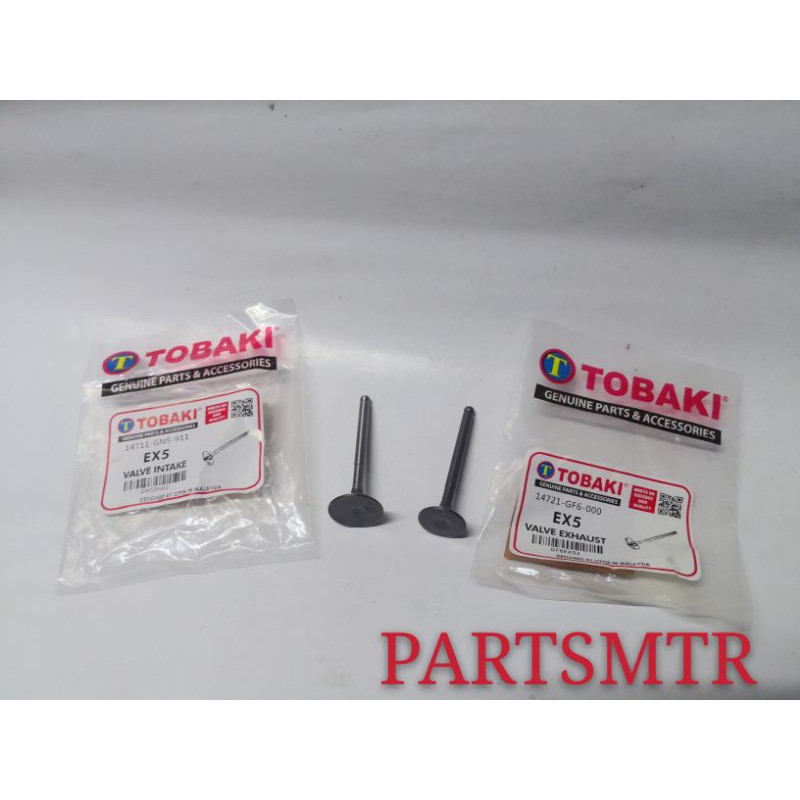 EX5 /EX5 Dream TOBAKI VALVE INTAKE/EXHAUST | Shopee Malaysia