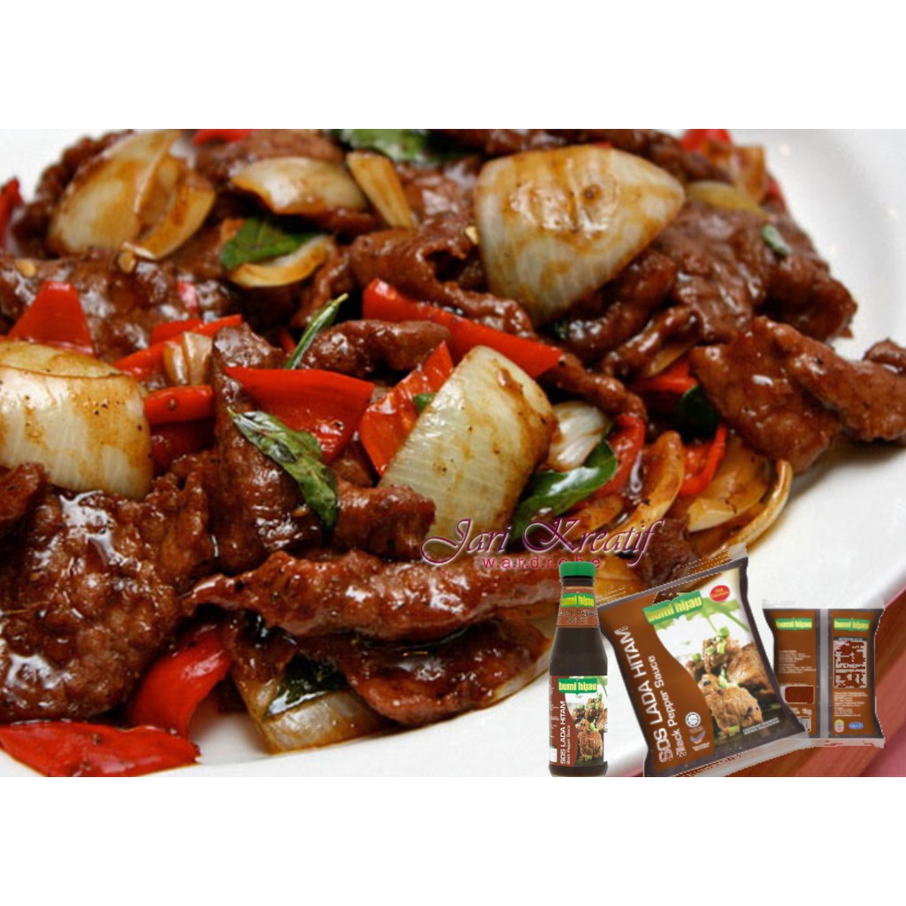BUMI HIJAU Black Paper Sauce / Sos Lada Hitam / Chili Sauce / sos cili ...