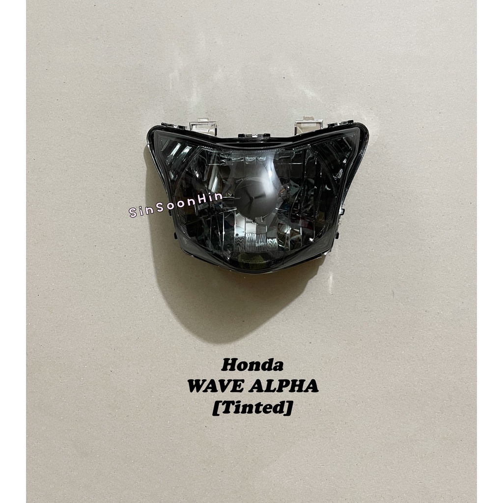 Honda WAVE ALPHA CX110 Head Lamp - Tinted | Shopee Malaysia