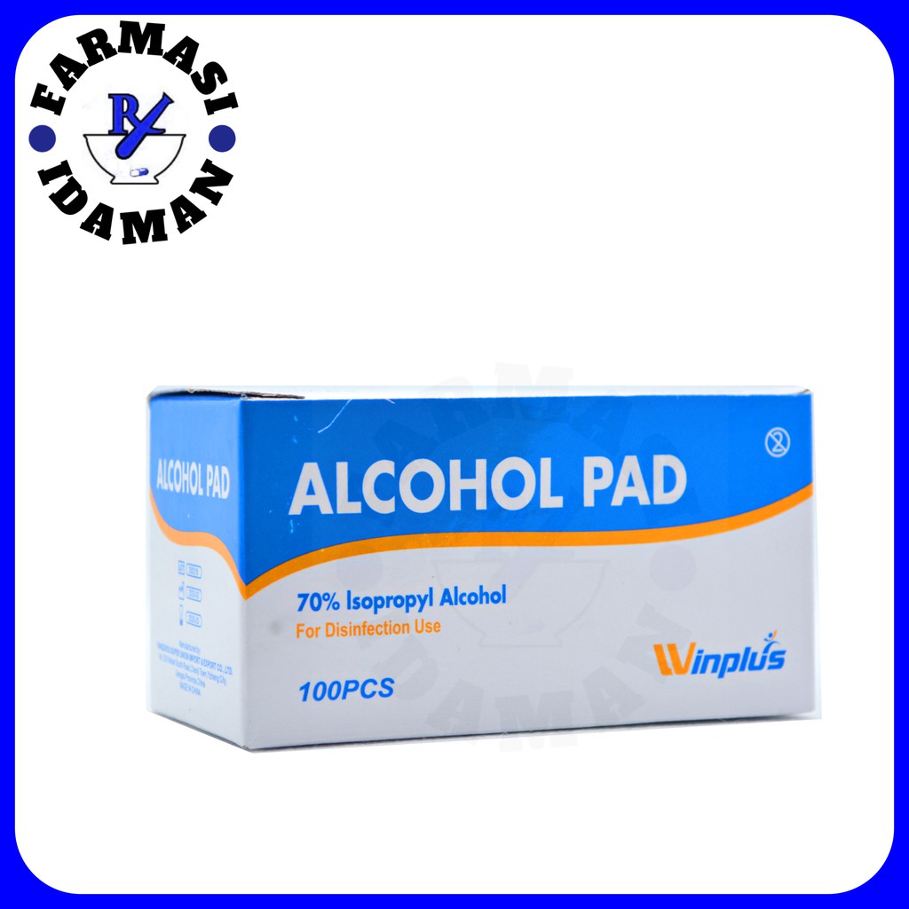 Winplus Alcohol Pad (100pcs) | Shopee Malaysia