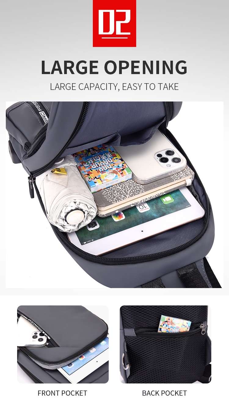 UnisBlack Chest Bag Men Crossbody Bag Shouder Bag , Beg Lelaki | Shopee ...