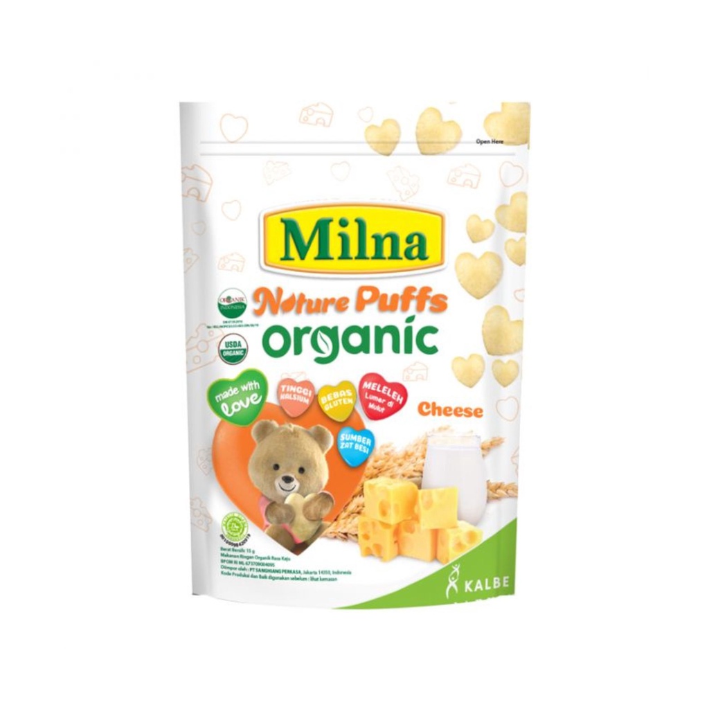 Milna Nature Puff Organic 15g | Shopee Malaysia