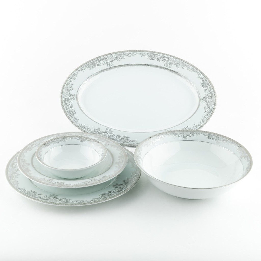 AURATIC 16PCS DINNER SET PORCELAIN | Shopee Malaysia