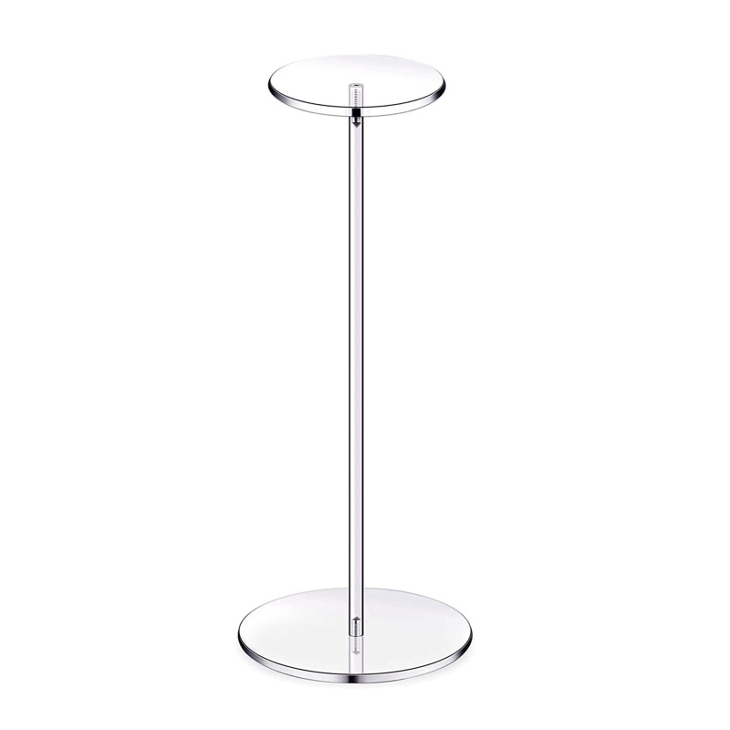 KING Acrylic Pedestal Display Riser Stands Cap Hat Rack Tabletop Wig ...