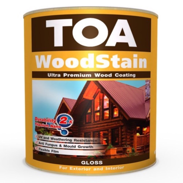Toa woodstain wood coating 1 liter | Shopee Malaysia