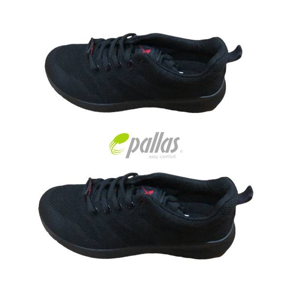 Pallas PX-026 Black School Shoes with Shoe Lace or Kasut Sekolah Hitam ...