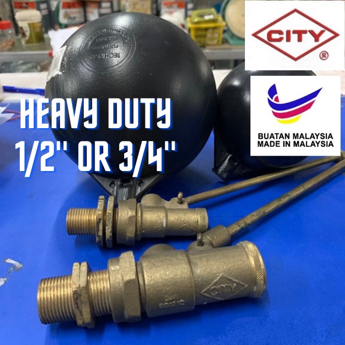 [Xhome] Made in Malaysia, 100% Original CITY Heavy Duty Brass Float ...