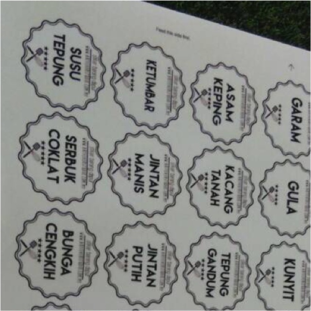 sticker dapur ready (transparent) | Shopee Malaysia