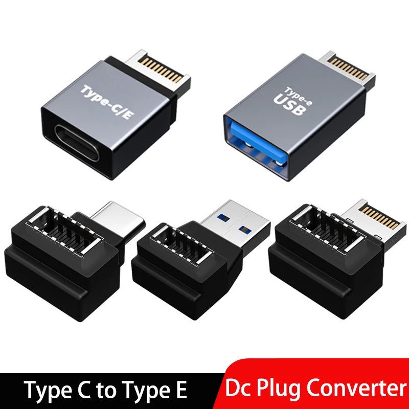 USB 3.1 Front Panel Header Type E to USB Type C Expansion Cable Adapter ...