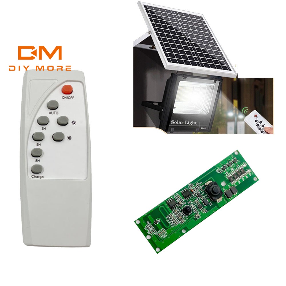 DIYMORE Solar Light Remote Control Street light switch Solar Light ...