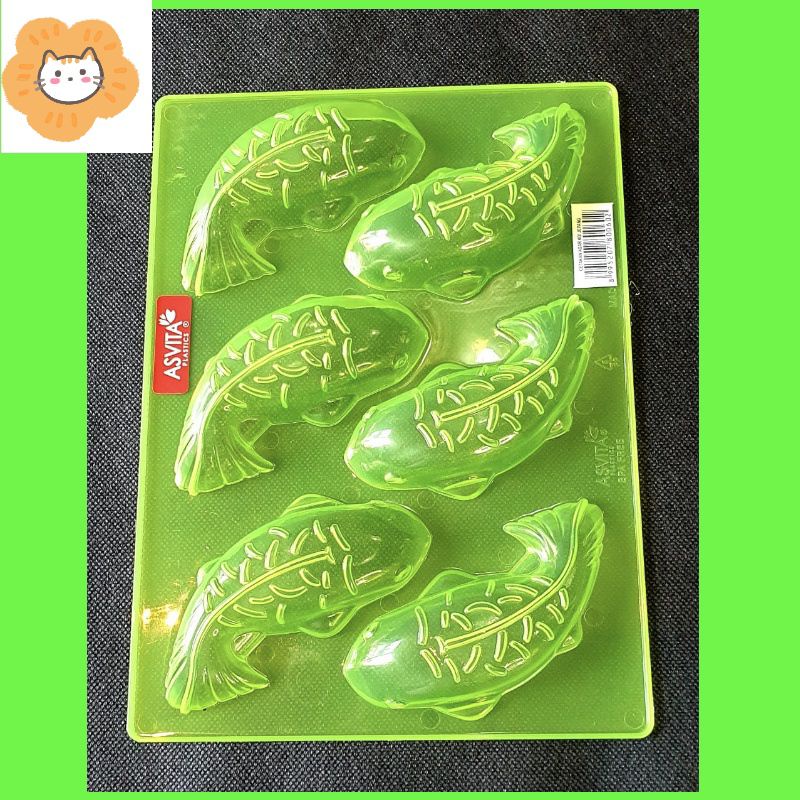 Mold containing 6 Japanese koi fish, chocolate, jelly, pudding | Shopee ...