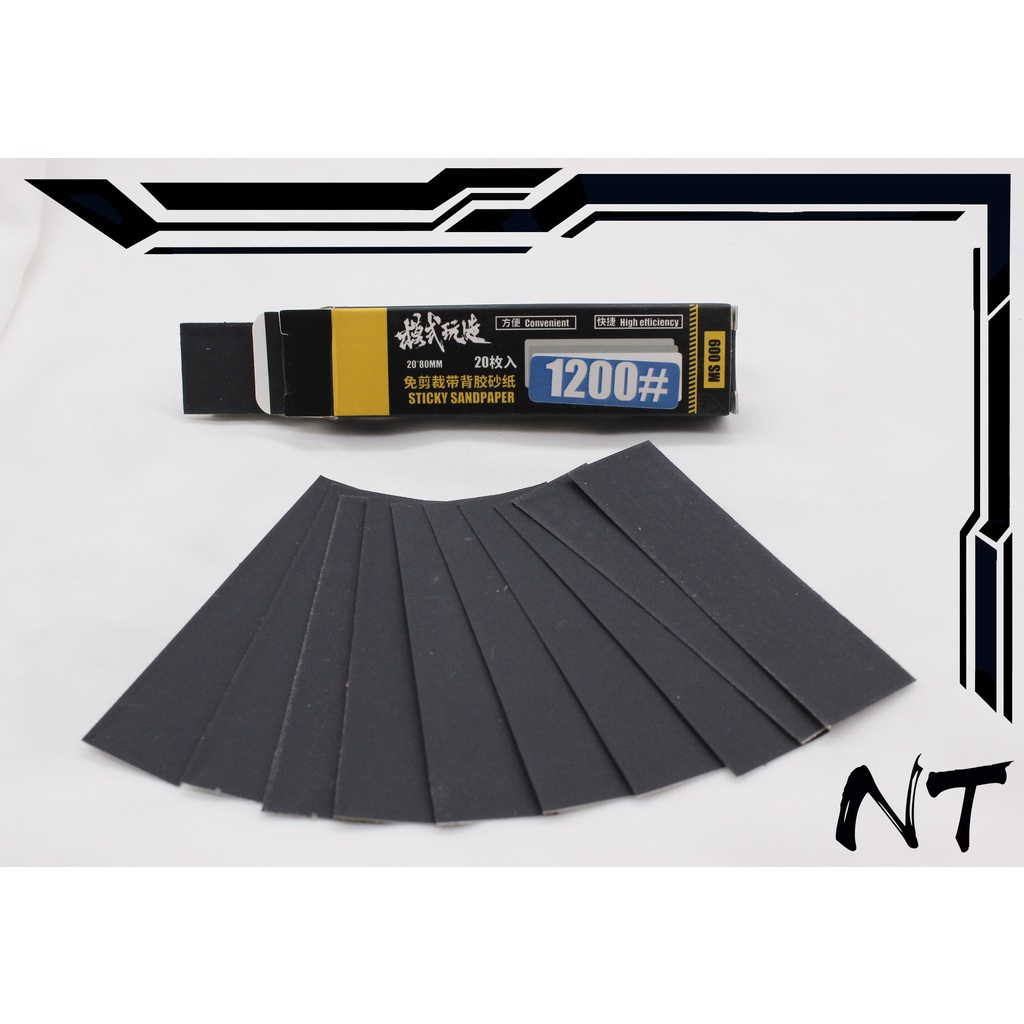 Gunpla Tool Sand Paper with Double Tape |Gundam Tool Sandpaper |Sticky ...