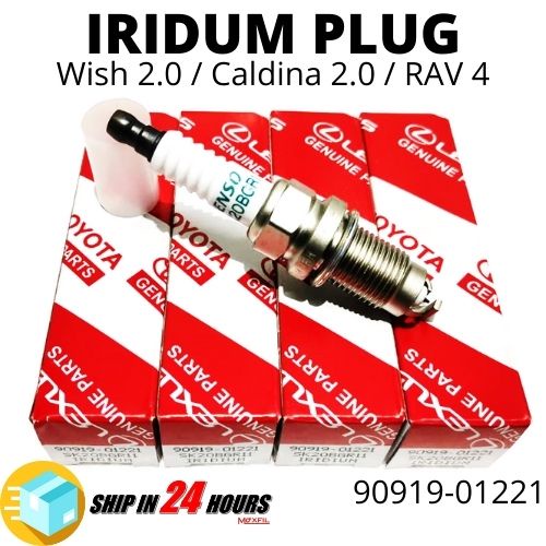TOYOTA IRIDIUM SPARK PLUG 90919-01221 SK20BGR11 WISH 2.0 / CALDINA 2.0 ...