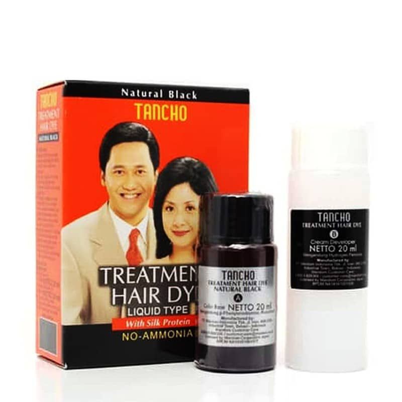 TANCHO Treatment Hair Dye Natural Black 20ml | Shopee Malaysia