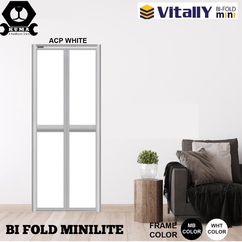 VITALLY BI FOLD MINI LITE / PINTU TANDAS / PINTU BI FOLD 3 COLOR ...
