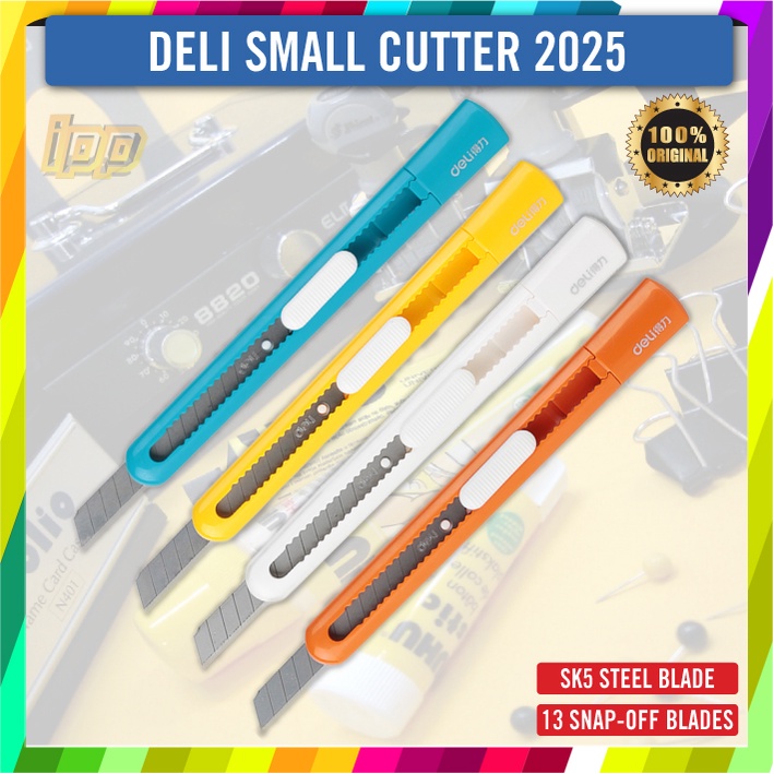 Deli Small Cutter 13 Snap-off Blades (2025) - Ready Stock | Shopee Malaysia