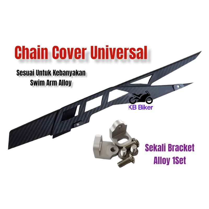 Chain Cover Carbon Wit Brakcet Alloy Peti Rantai Carbon Y15zr Lc135 ...