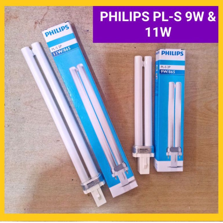 🔥READY STOCK🔥 PHILIPS PL-S 9W /11W (865 DAYLIGHT) (840 COOL WHITE) (827 WARM WHITE) 2 PIN G23 ...