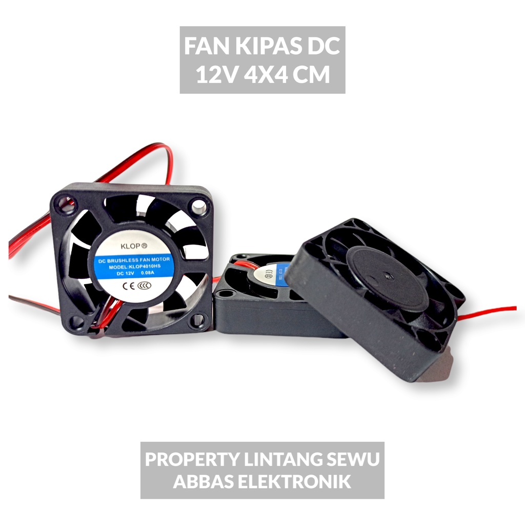 Fan DC 12V 4X4 CM | Shopee Malaysia