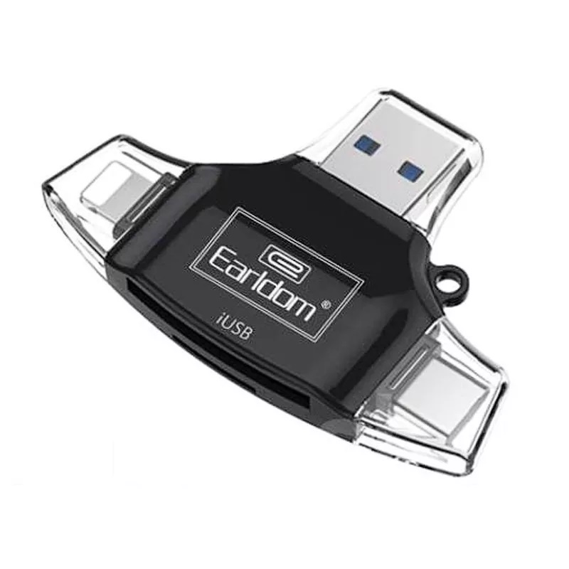 100% earldom TF SD Card memory card reader adapter connector support ...